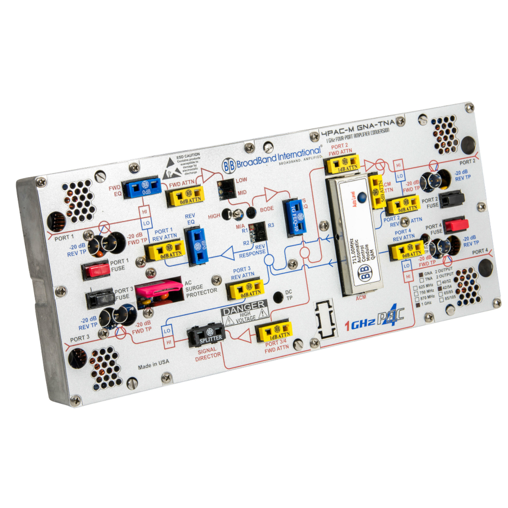 System Amplifier, 1 GHz, 4PAC-M, GNA 2-Output, GaN-HO, for ARRIS ...